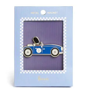 Harrods Racing Car Magnet - Blue