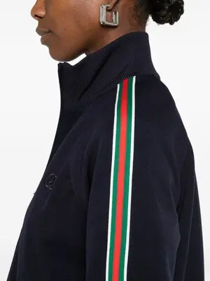 Gucci Web Detail Zipped Tracksuit - Green