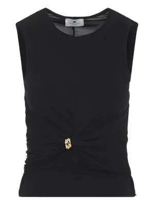 Elisabetta Franchi Round Neck Tops