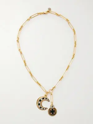 Maison Mayle Soli Luna Gold-plated Necklace - Multi