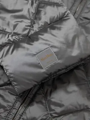 Max Mara The Cube Quilted Padded Shell Down Jacket - Gray