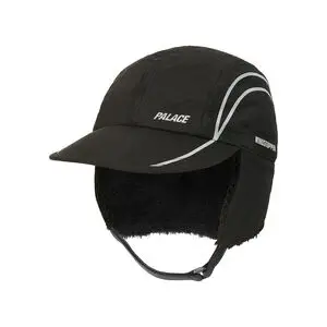 PALACE Gore-tex Windstopper Posh Earflap 4-panel Cap - Black