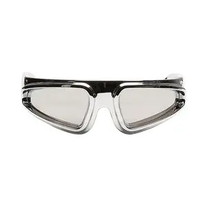 Rick Owens Silver Tone Eyewear For Women