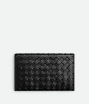 BOTTEGA  VENETA Intrecciato Check-in Organizer - Black