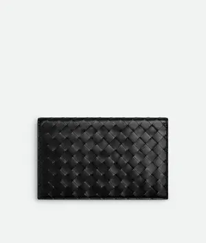 BOTTEGA  VENETA Intrecciato Check-in Organizer - Black