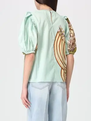 Ulla Johnson Printed Puff Sleeve Top