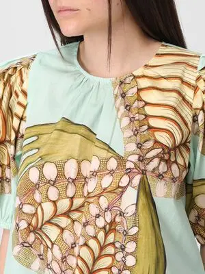 Ulla Johnson Printed Puff Sleeve Top