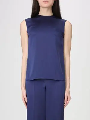 Navy Sleeveless Tops