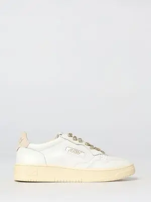 AUTRY Medalist Low Trainers In Smooth Calfskin - White