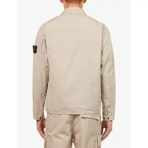 Stone Island Ripstop Zip-up Cotton Overshirt