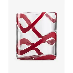 NASONMORETTI Cyrcus Glass Tumblers Set Of Two - Red