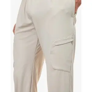 Eleventy Patch-pocket Tapered-leg Stretch-woven Trousers