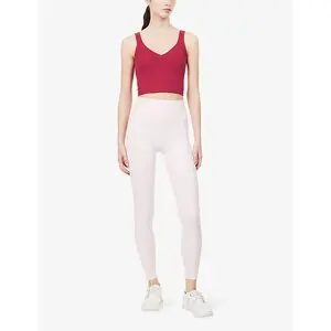 Lululemon Align V-neck Stretch-woven Top - Berry Rumble