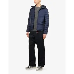 Moncler Hooded Shell-down Jacket - Navy