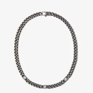 Fendi Ff Cube Necklace - Black