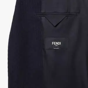 Fendi Jacquard Wool Jacket