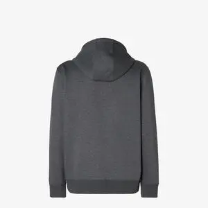 Fendi Ff Logo Embroidered Cotton Sweatshirt