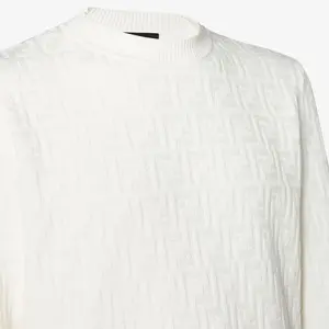 Fendi Ff Logo Embroidered Pullover