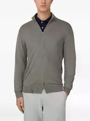 Boggi Milano Full Zip Jumper - Grey