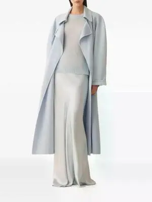 Fabiana Filippi Belted Overcoat - Blue