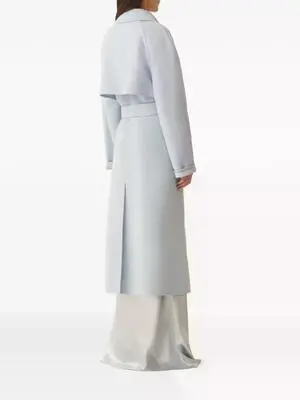 Fabiana Filippi Belted Overcoat - Blue