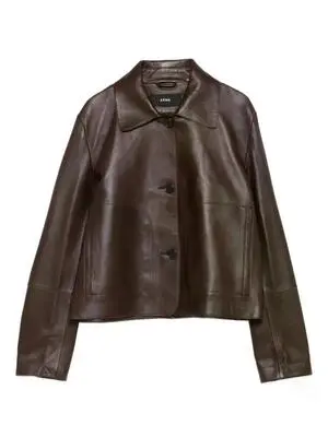 ARMA Buttoned Leather Jacket