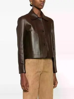 ARMA Buttoned Leather Jacket