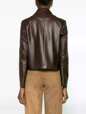 ARMA Buttoned Leather Jacket