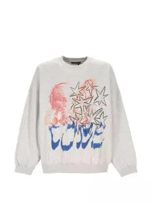 COLE BUXTON Crew-neck Graphic Sweatshirt