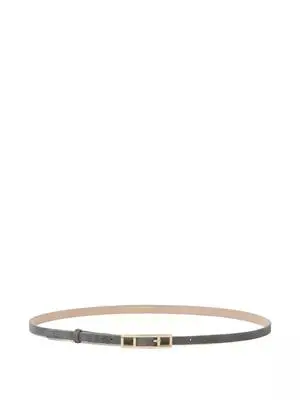 Fabiana Filippi Rectangular-buckle Belt - Grey