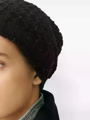 Fabiana Filippi Sequinned Beanie Hat