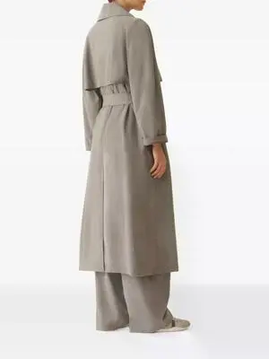 Fabiana Filippi Belted Collar Trench Coat