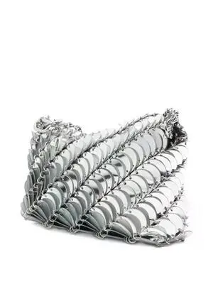 Rabanne Disc-detail Chain Shoulder Bag - Grey