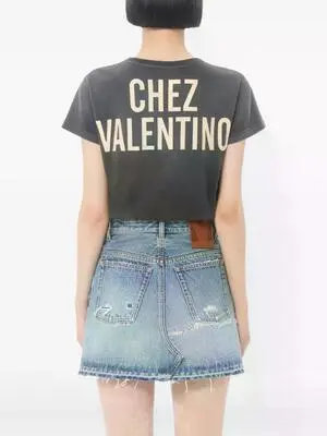 Valentino Garavani Graphic-print T-shirt - Grey