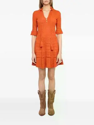 Zadig&Voltaire Tassel Button Mini Dress