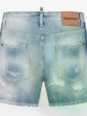 Dsquared2 Distressed-effect Shorts - Blue