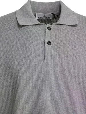 Stone Island Long-sleeve Polo Shirt - Grey