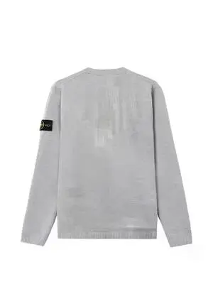 Stone Island Logo-patch Crew-neck Sweater