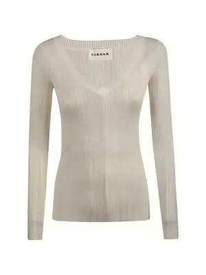 P.a.r.o.s.h V-neck Ribbed Sweater