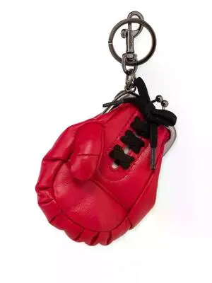 Moschino Boxing Glove Keyring - Red