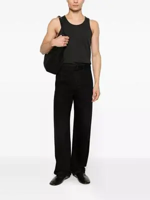 LEMAIRE Round-neck Tank Top - Black