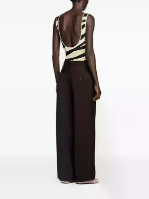 Sandro Wide-leg High-waisted Trousers