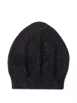Fabiana Filippi Sequined Beanie - Black