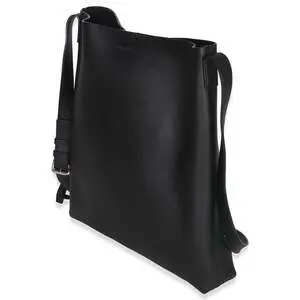 Saint Laurent Leather Bold Hobo - Black