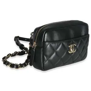 Chanel Quilted Lambskin Front Pocket Belt Bag