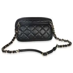 Chanel Quilted Lambskin Front Pocket Belt Bag
