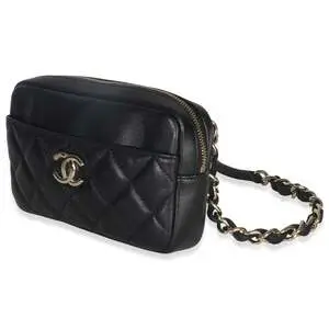 Chanel Quilted Lambskin Front Pocket Belt Bag