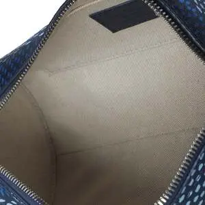 LOUIS VUITTON Damier Heritage Canvas Soft Polochon Pm - Blue