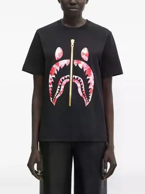 A BATHING APE Graphic Zip T-shirt