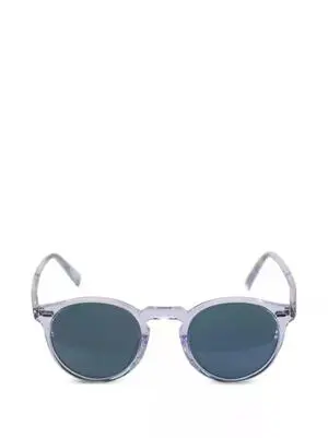 Oliver Spencer Round-frame Sunglasses - Grey